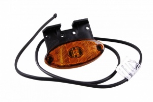 Aspock Amber LED Side Marker Light with bracket - Trailerspares.ie