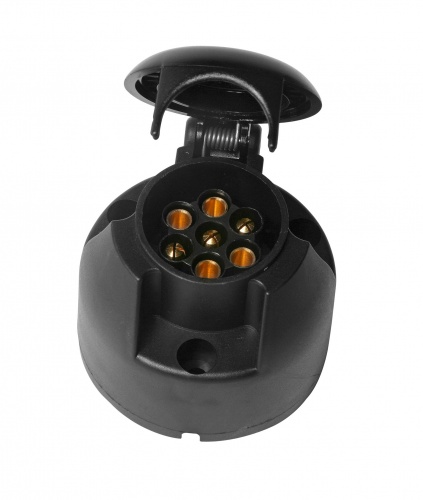 Aspock 7 pin socket - Spade Connectors - Trailerspares.ie