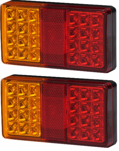 LED Rear Combination Lamps - Pack of 2 - Trailerspares.ie