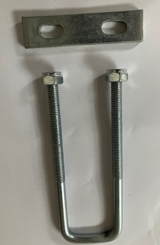 50 X 150MM U BOLT WITH PLATE - Trailerspares.ie