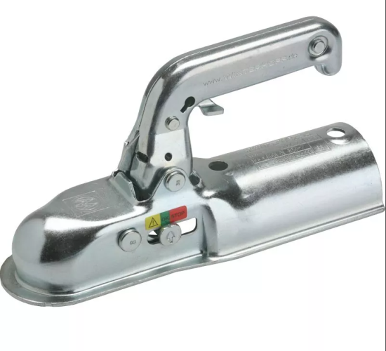 750kg Pressed Steel Hitch to suit 60mm Round tubes - Trailerspares.ie