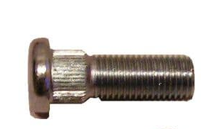 Wheel Stud M12 - 12.85 mm spline - Trailerspares.ie