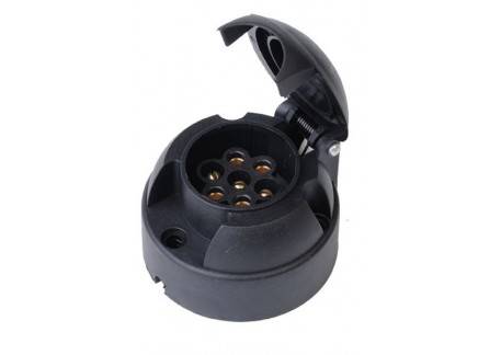 7 pin plastic socket . (mp23b) - Trailerspares.ie