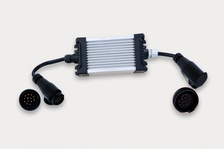 LED CONTROL BOX 13-pin, 12V, 2.5m cable - Trailerspares.ie