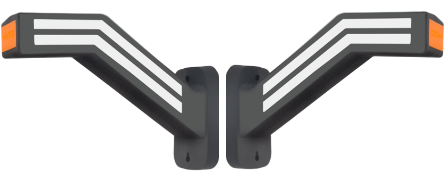 LED Stalk Marker Light with Dynamic Indicator - pair - Trailerspares.ie