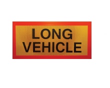Long Vehicle Sign 470mm x 145mm - Trailerspares.ie